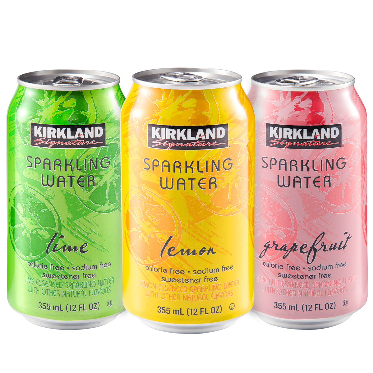 Kirkland Signature Sparkling Water, Variety Pack, 12 fl oz, 35 ct - cho99.com